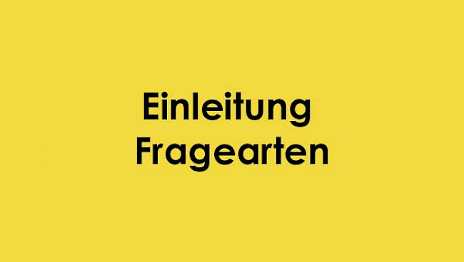 Fragetechnik & Fragearten | Robert Wilhelm